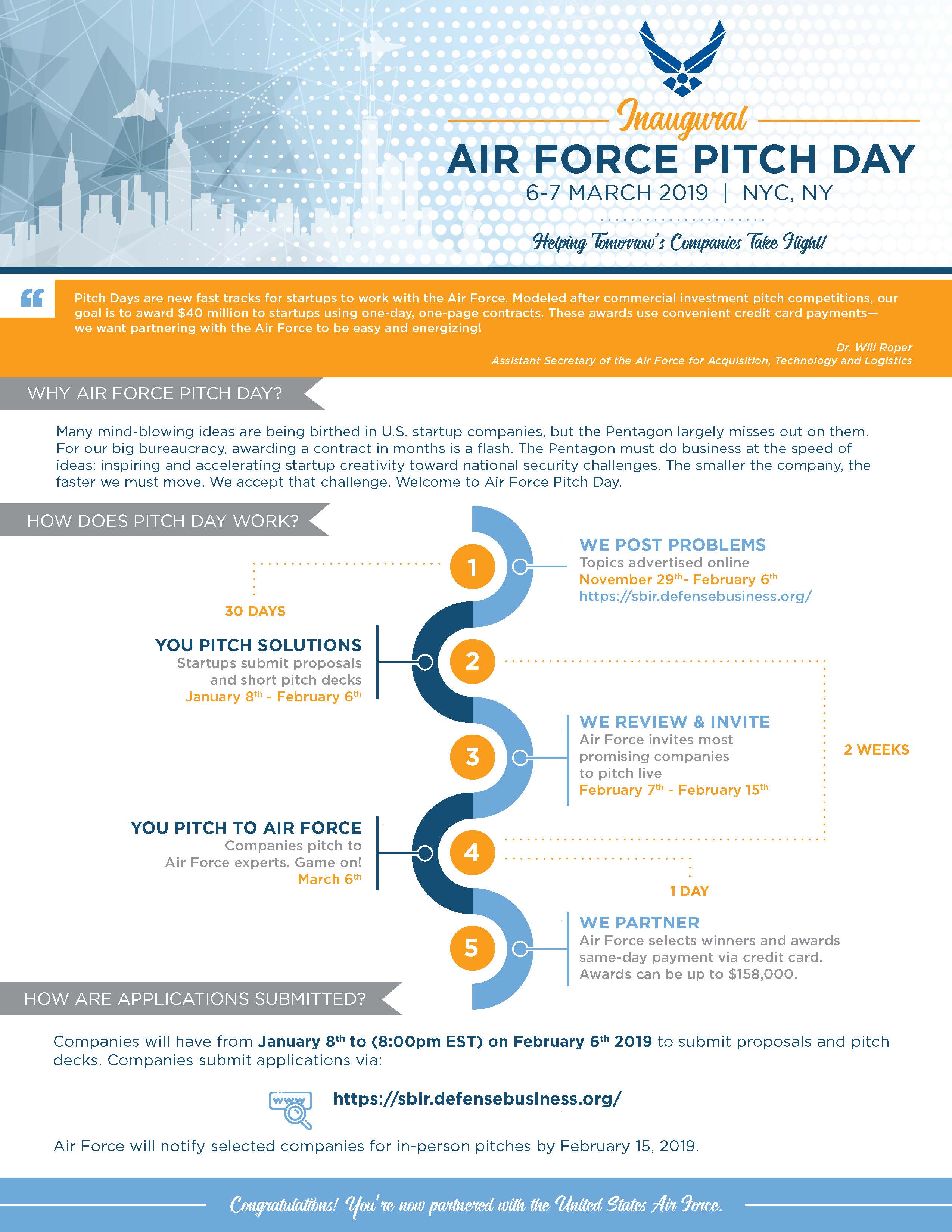 AIR FORCE PITCH DAY > Air Force Small Business > Home
